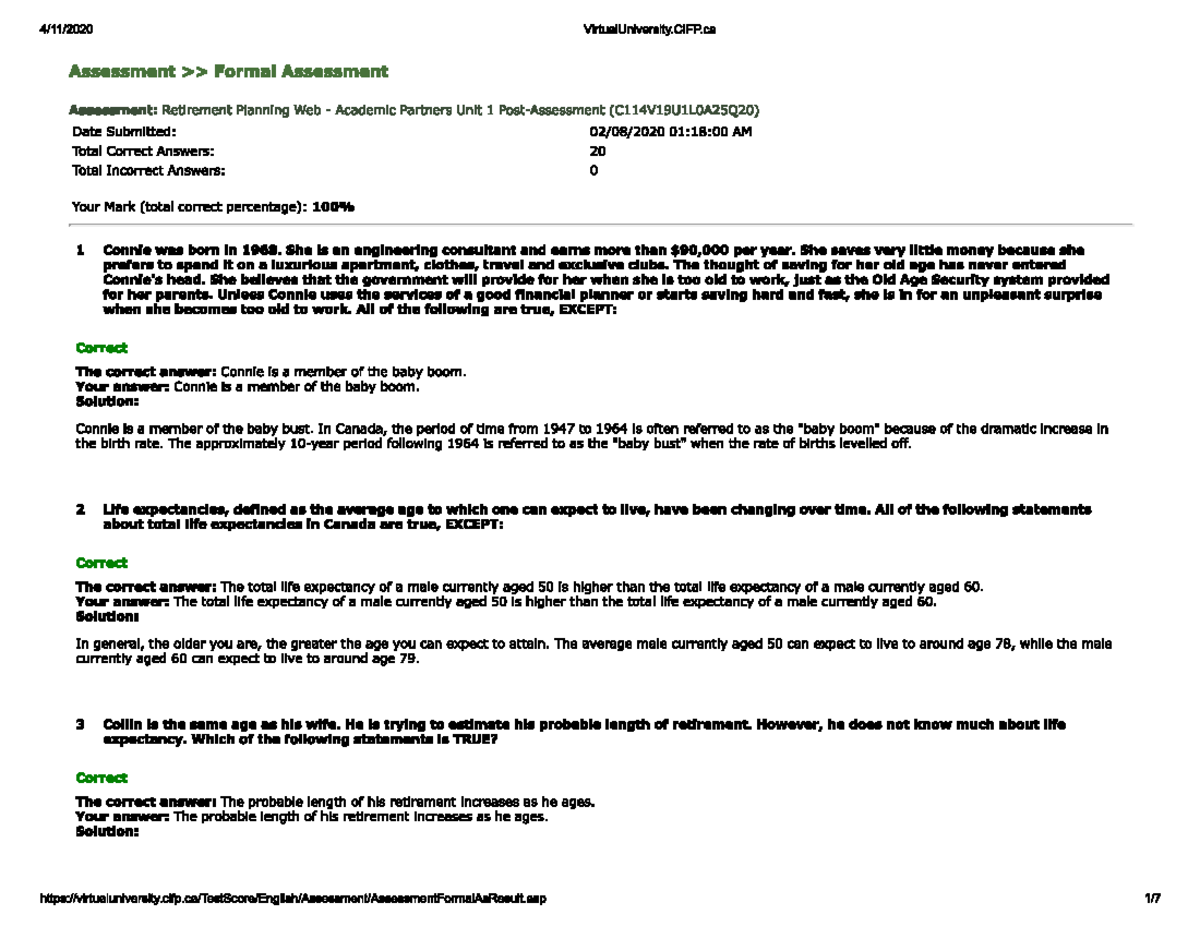 1 - formal assessment 1 - VirtualUniversity.CIFP Assessment Formal ...