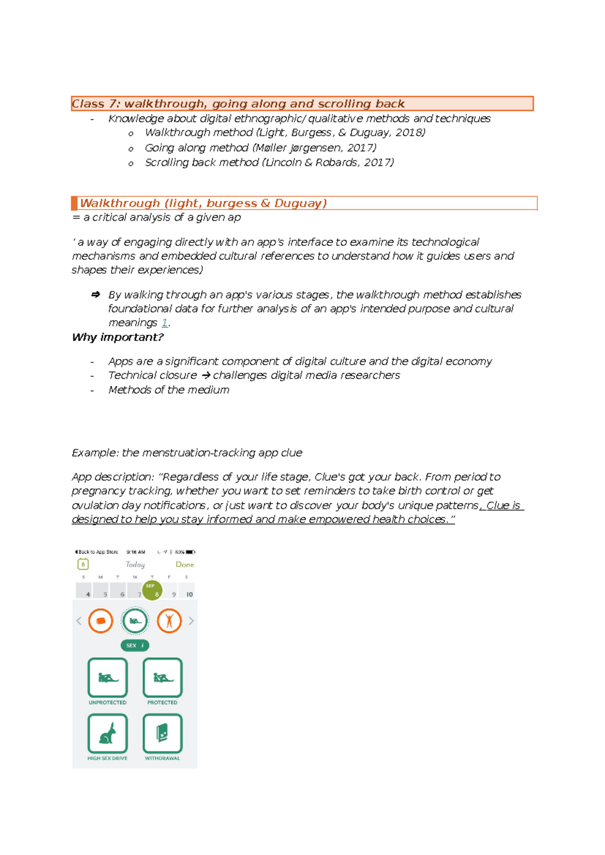 Class 7 digital methods smv - Class 7: walkthrough, going along and ...