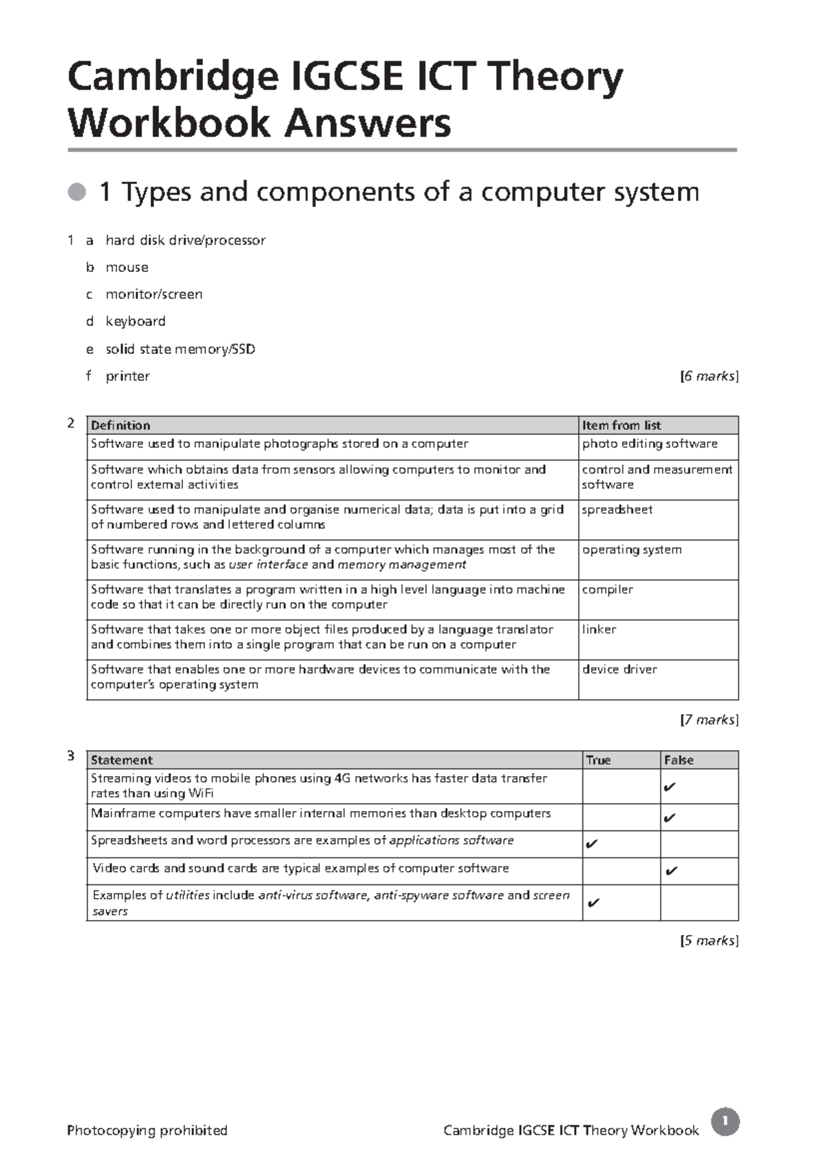 890369 Answer Igcse ICT Theory WB - Cambridge IGCSE ICT Theory Workbook ...