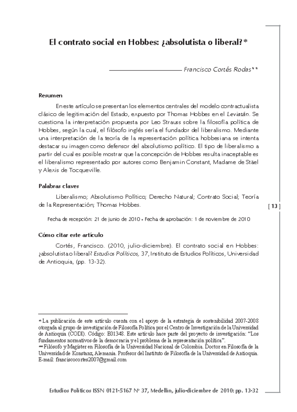 el contrato social en hobbes: el contrato social en Hobbes ...