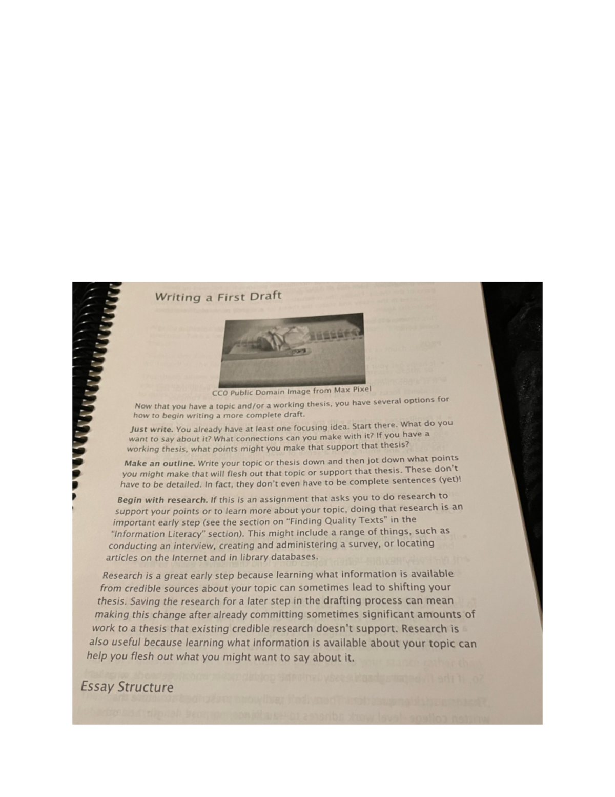 Writing Your First Draft - ENG 121 - Studocu