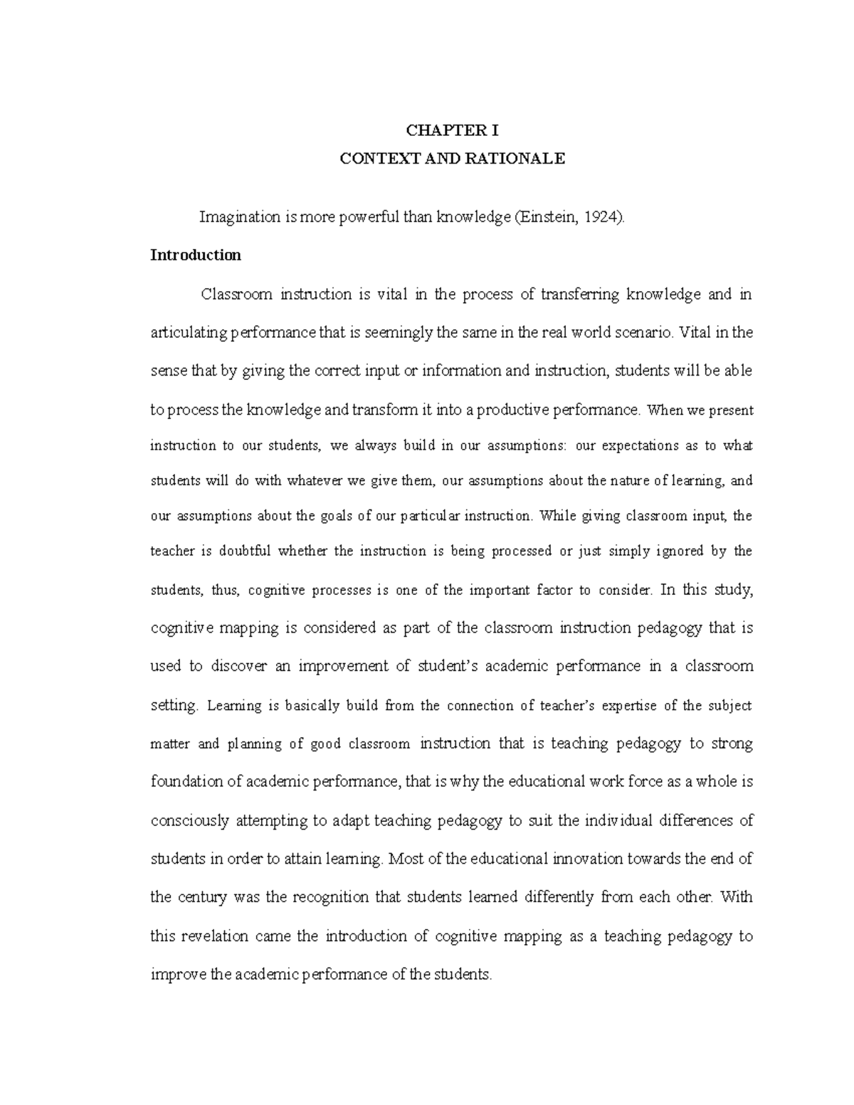 Action Research Final 2019-2020 - CHAPTER I CONTEXT AND RATIONALE ...