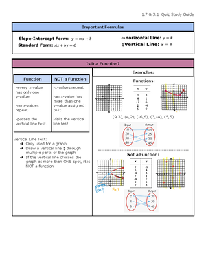 FOF Reference Sheet-completed - Family of Functions-Reference Sheet ...
