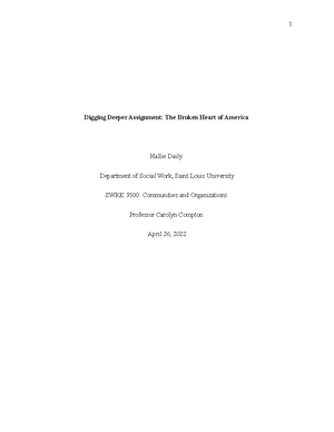 SWRK 3500 Meeting Verification - *Our group attended the CID meeting on ...