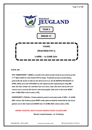 Visual Arts Theory Study guide Gr12 2021 - Directorate: Curriculum FET ...