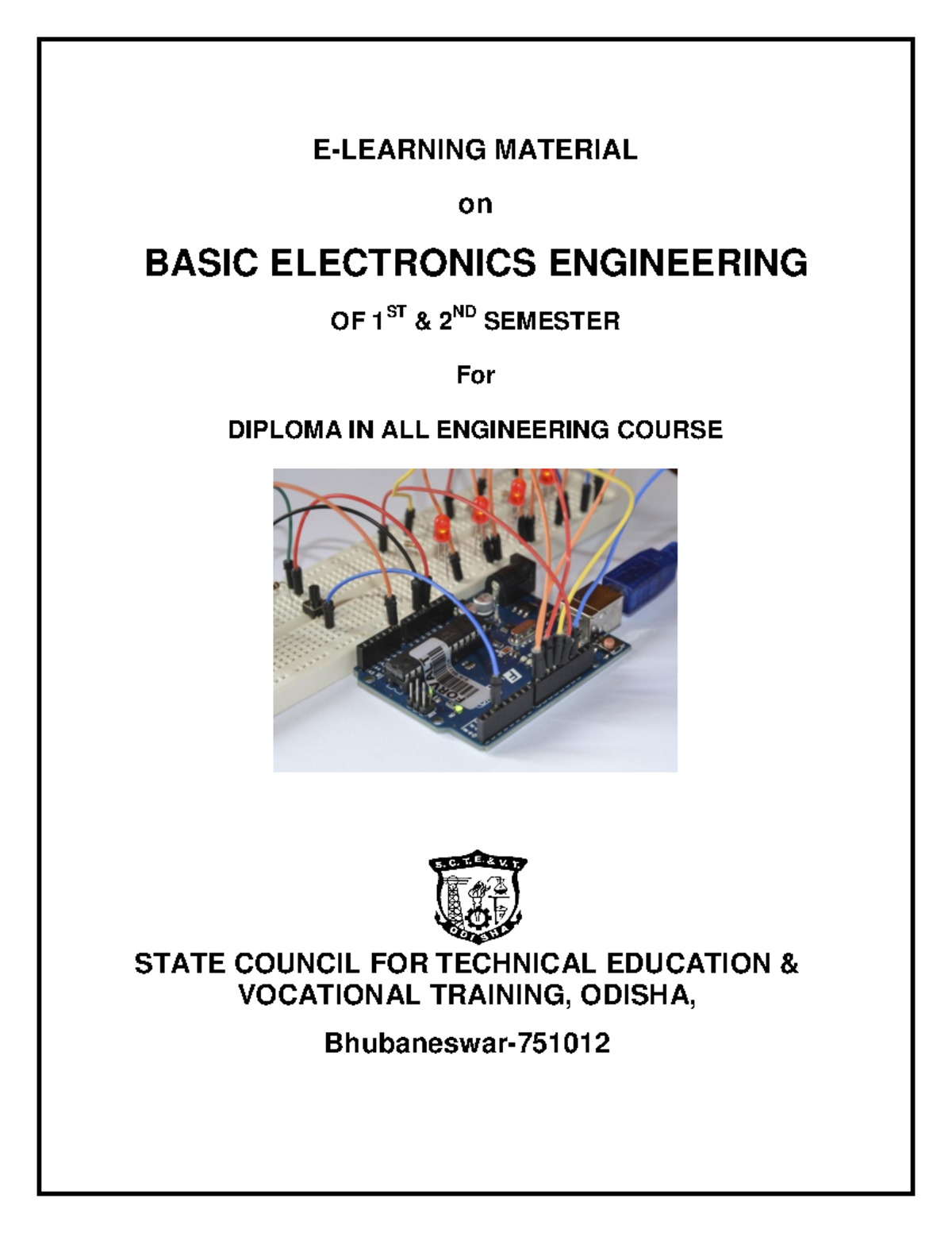 Basic Electronics 1st year LM 1 1 - E-LEARNING MATERIAL on BASIC ...