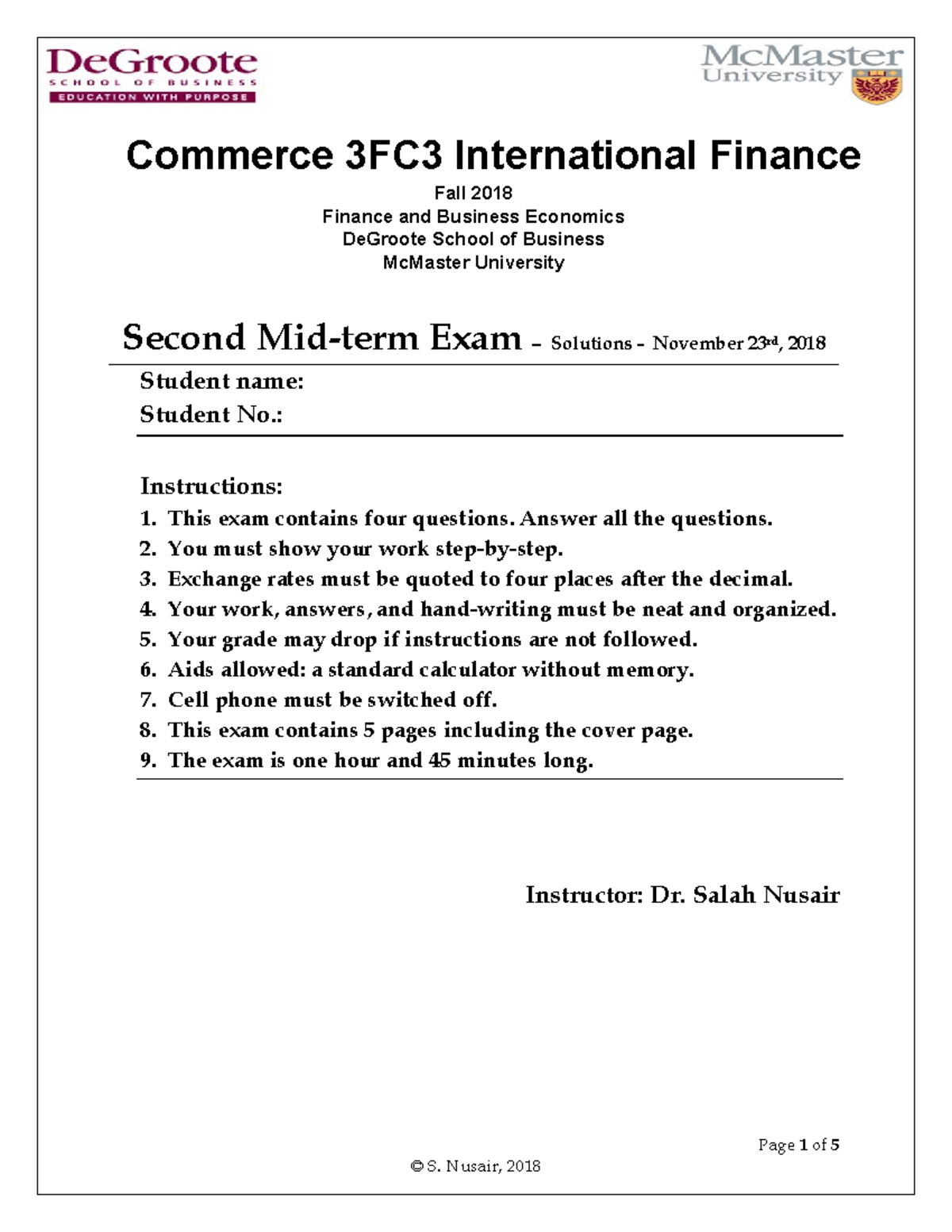 Sample/practice exam 6 March 2017, questions and answers - Page 1 of 5 ...