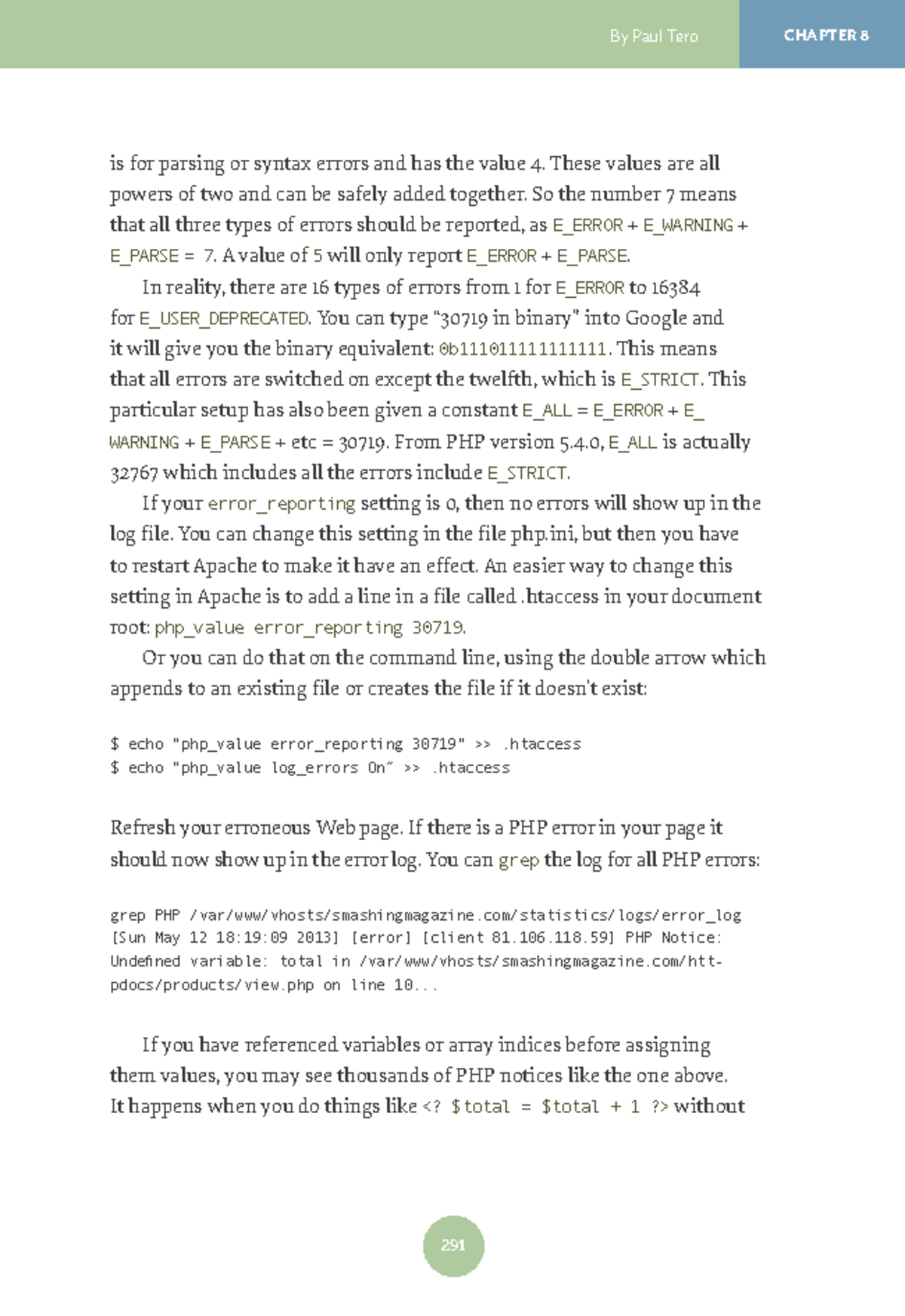 Web desiging (30) - By Paul Tero CHAPTER 8 is for parsing or syntax ...