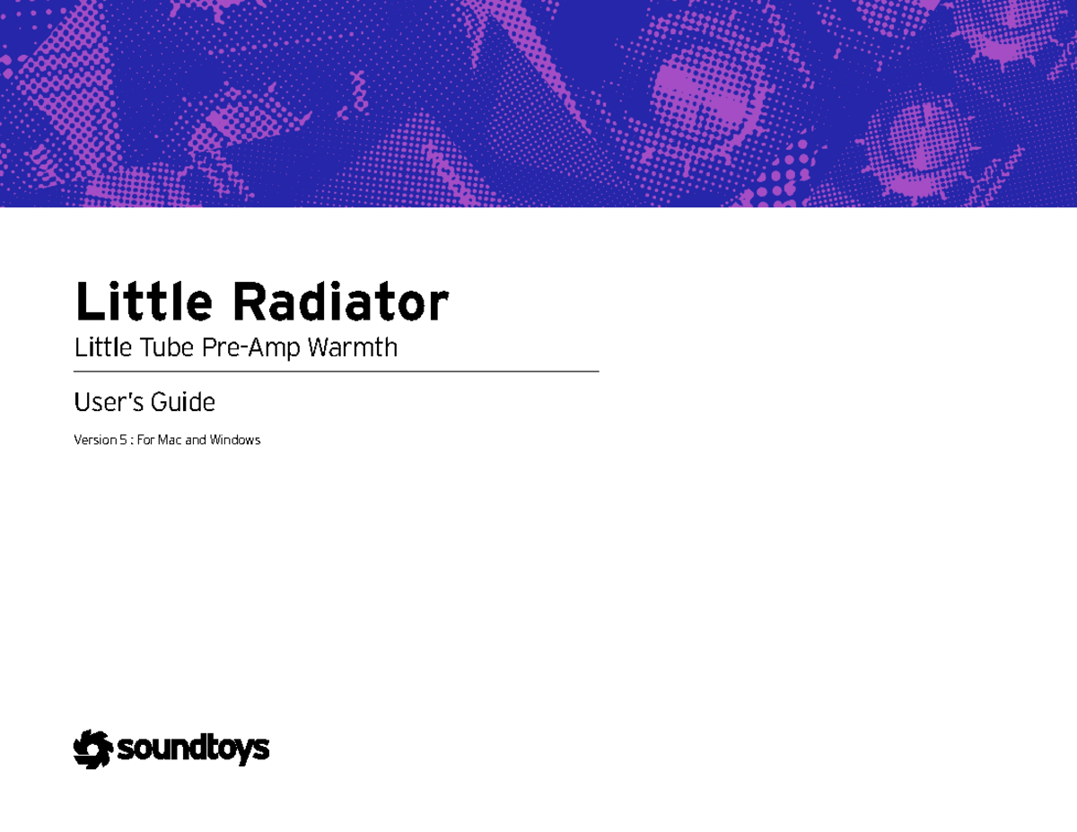 Little Radiator Manual - Little Radiator User’s Guide Version 5 : For ...