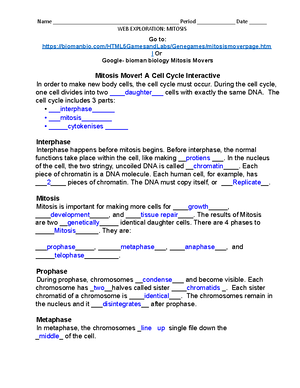 Mouse Genetics Gizmo - Name: Date: Student Exploration: Mouse Genetics ...