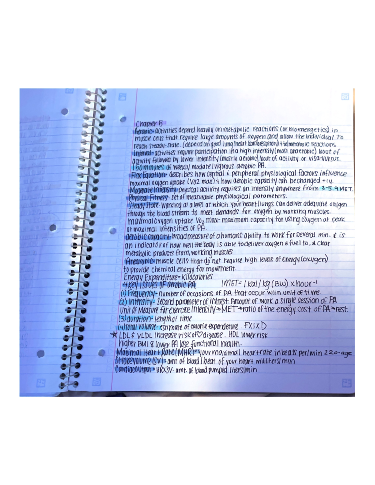 Ex Sci Ch 5 pt. 2 - Dr. Haile, lecture notes and applications - EXERSCI ...