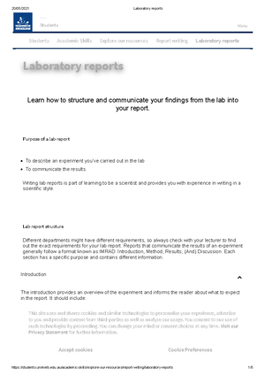 Report writing Library University of Leeds - 20/05/2021 Report writing ...