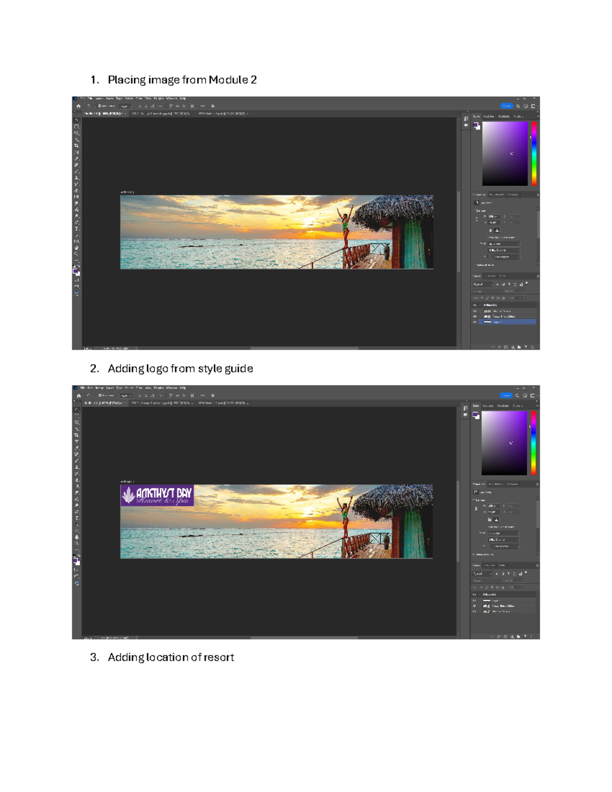GRA 220 5-2 - 5-1 Assignment - GRA220 - Placing image from Module 2 ...