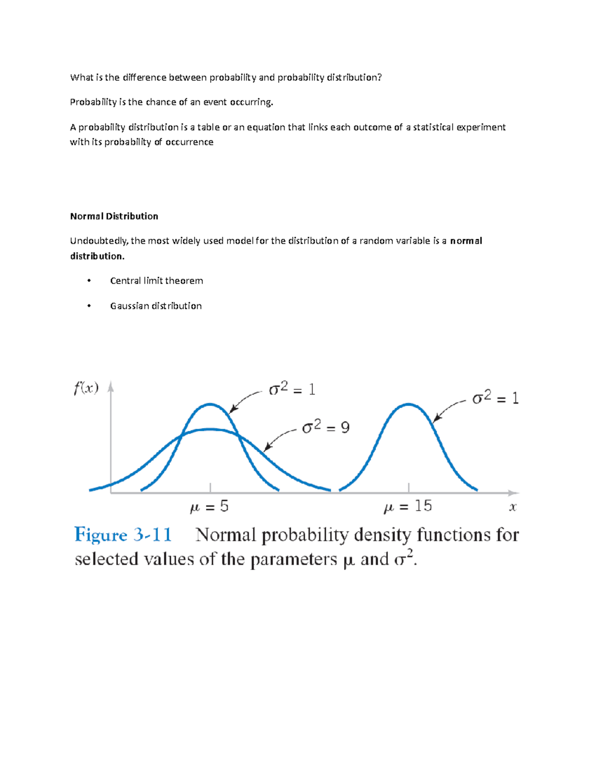 What is the difference between probability and probability distribution ...