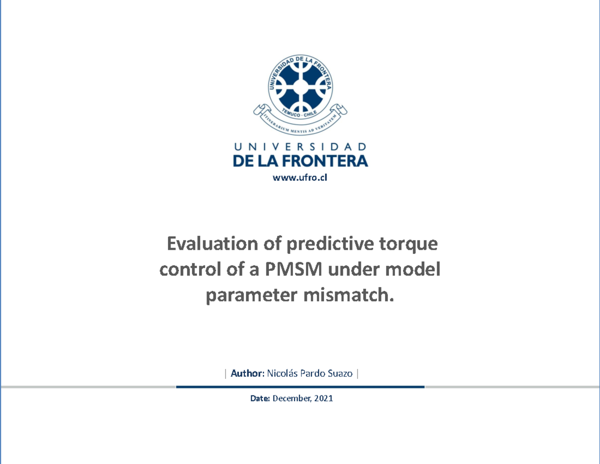 Paper 40 PPT - aaa - ####### ufro Evaluation of predictive torque ...