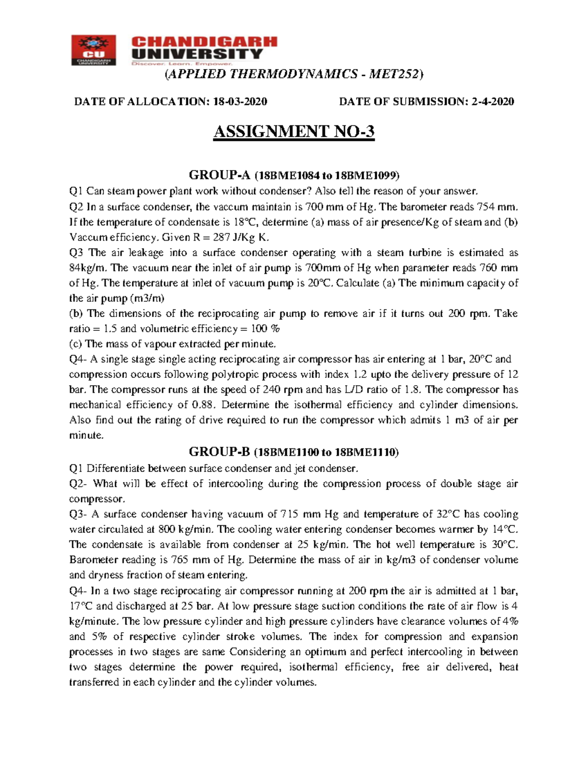 68959 - assignment - DATE OF ALLOCATION: 18-03-2020 DATE OF SUBMISSION ...