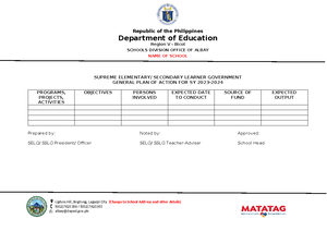 Filipino Deped DLP Format - Republic of the Philippines DEPARTMENT OF ...