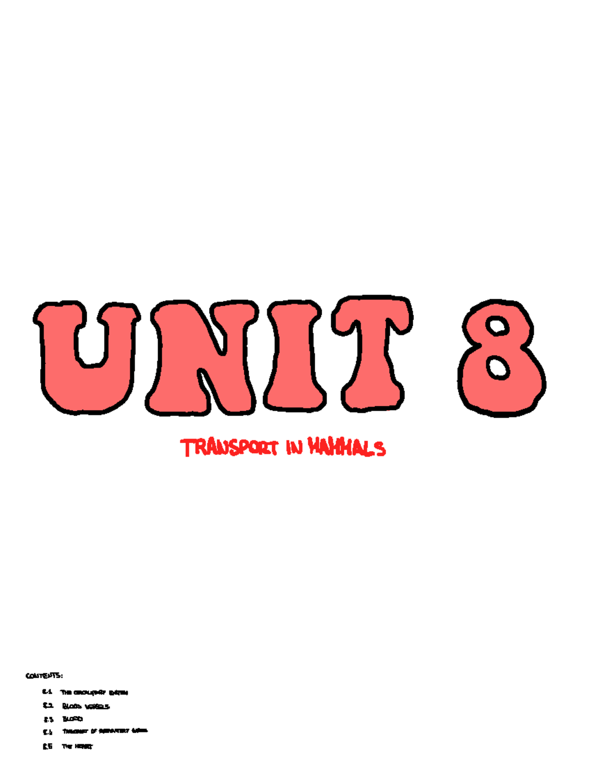 AS and A level biology - Transport in mammals and circulatory system ...