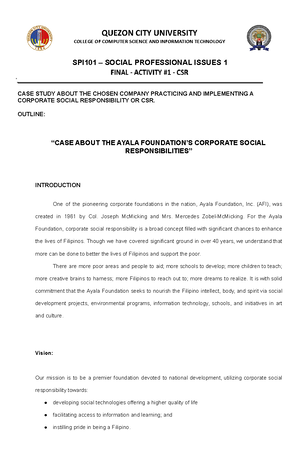 Introduction TO Social AND Professional Issues - INTRODUCTION TO SOCIAL ...