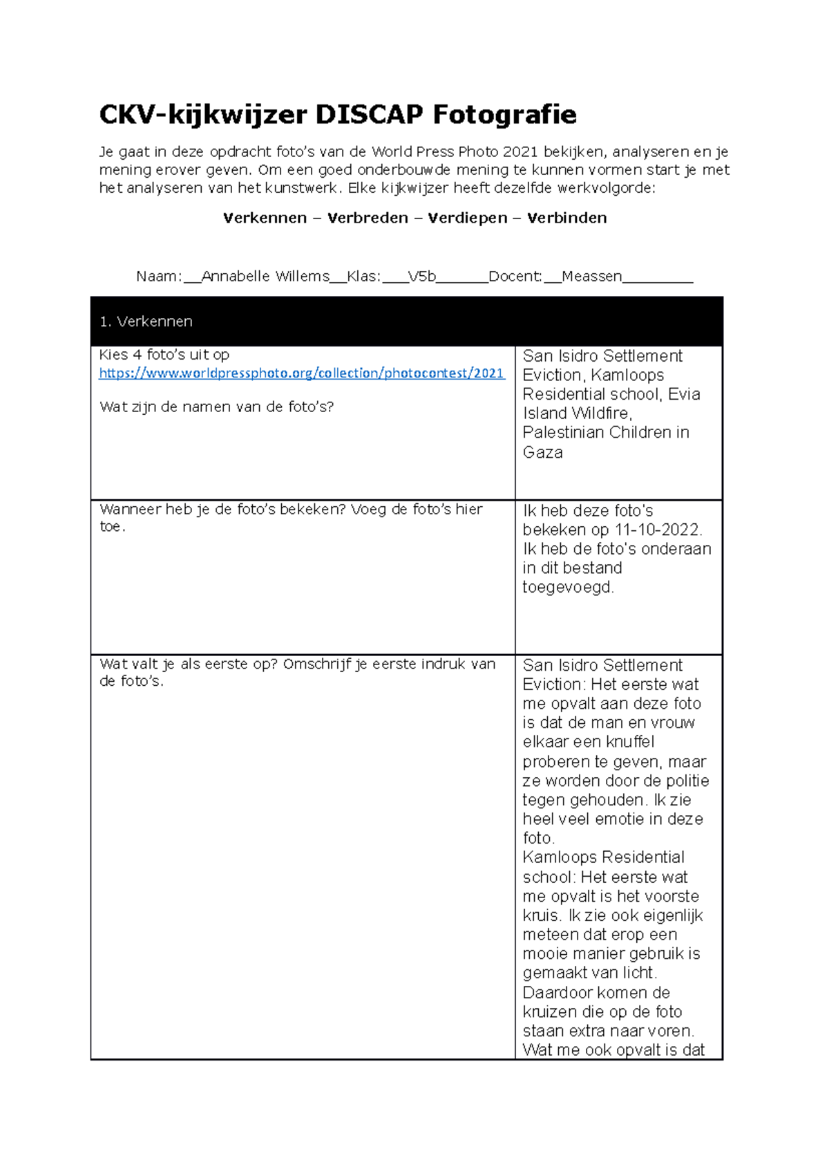 Discap Fotografie - CKV-kijkwijzer DISCAP Fotografie Je gaat in deze opdracht foto’s van de ...