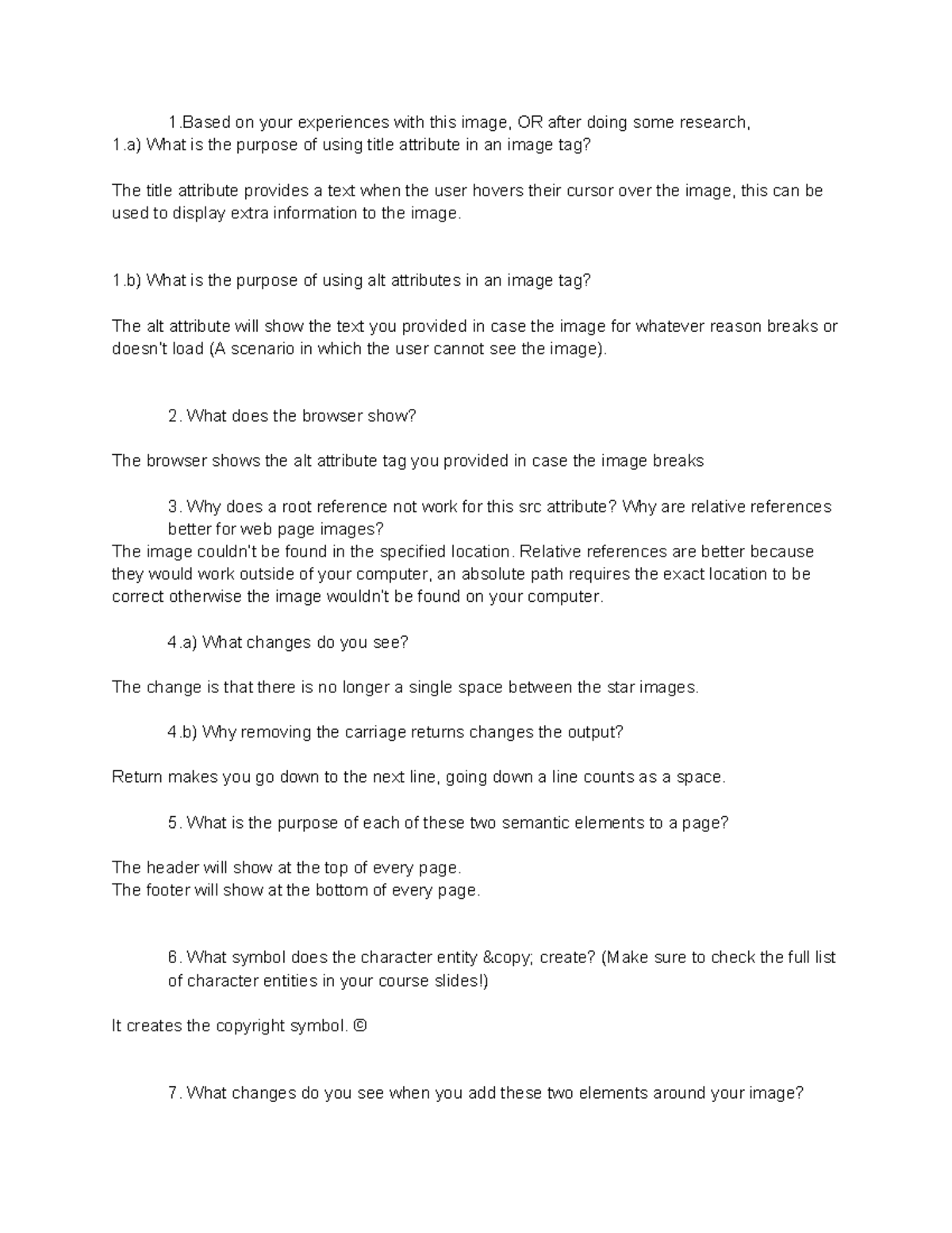 COMP 2511 lab 2 - Lab 2 for comp 2511 - 1 on your experiences with this ...