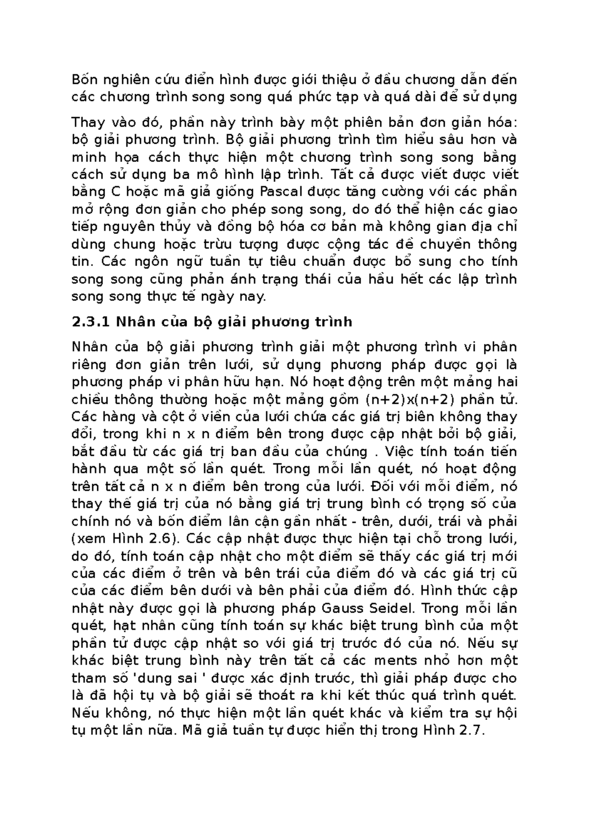 BTL KTMT - ..... - Bốn nghiên cứu điển hình được giới thiệu ở đầu chương dẫn đến các chương ...