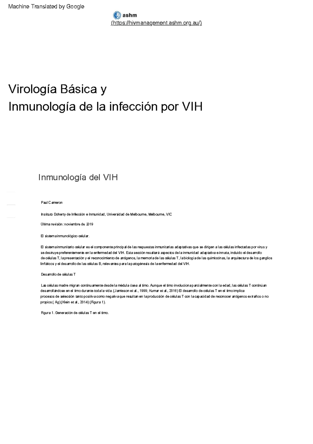 HIV immunology HIV Management Guidelines - Virología Básica y ... HIV immunology HIV Management Guidelines - Virología Básica y ...