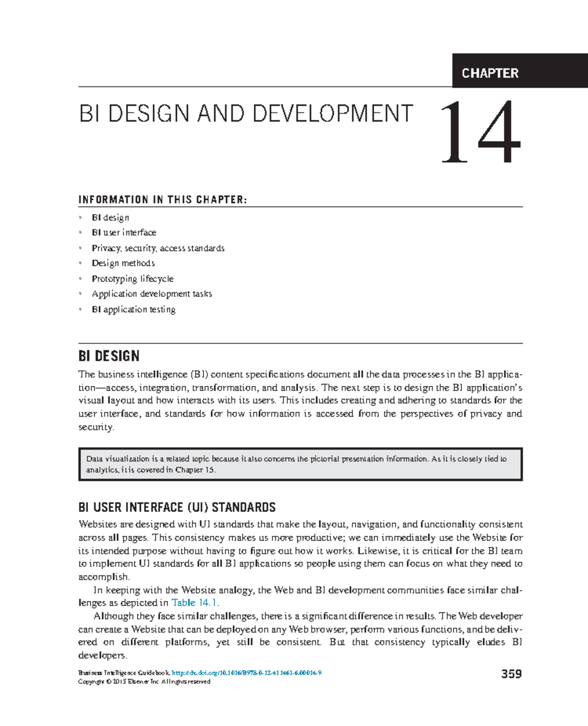 BI Design and Dev Chap 14 - Business Intelligence Guidebook. Copyright ...