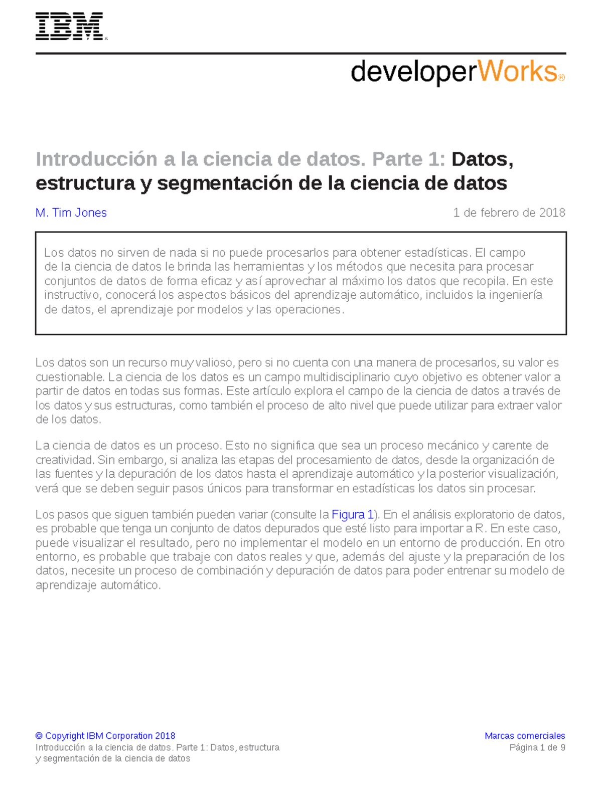 01 U1S1 An Introduction to data science - © Copyright IBM Corporation ...