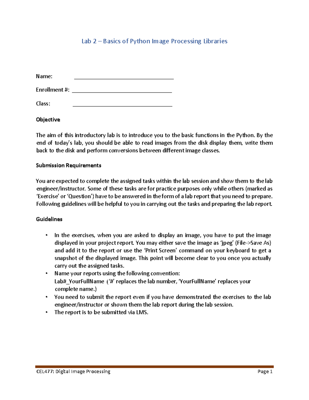 Lab 2 13102022 121850 am 2 13102022 045809 pm - Lab 2 3 Basics of ...