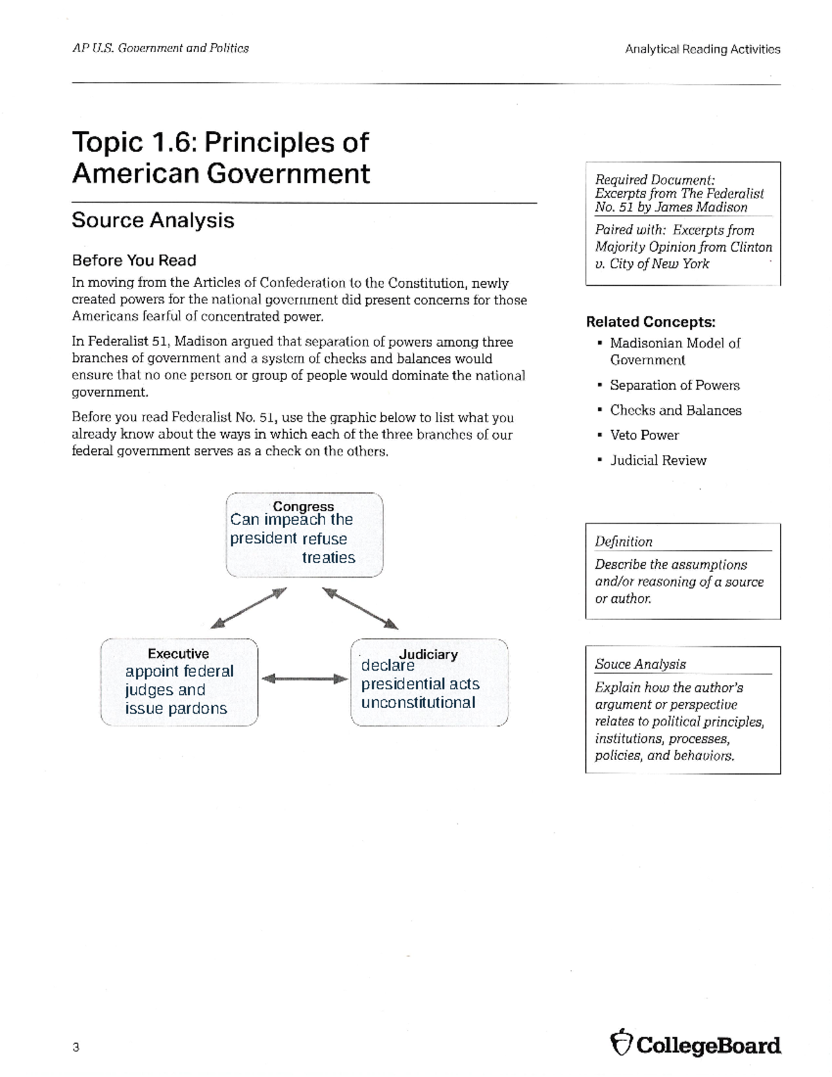 Federalist 51 - fed 51 - Studocu
