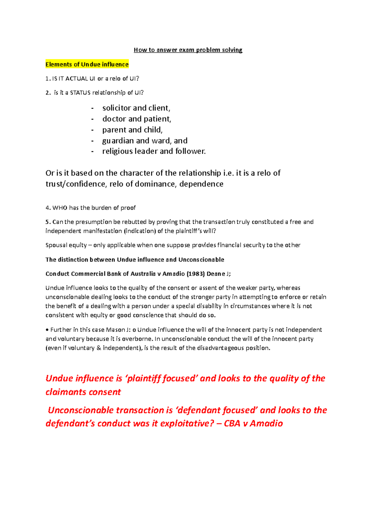 How to answer exam problem solving - How to answer exam problem solving ...