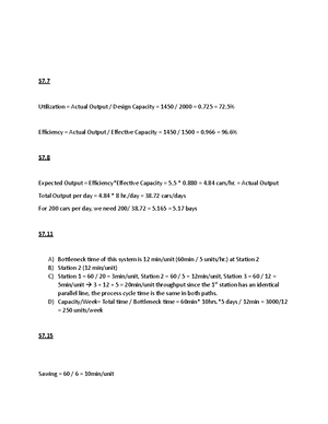 DCSN chap - solution - 4 C H A P T E R Forecasting DISCUSSION QUESTIONS (d) Providing each ...