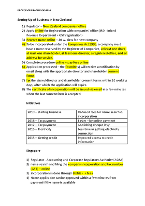 Bookkeeping - Lecture notes 1-5 - Bookkeeping This involves the ...