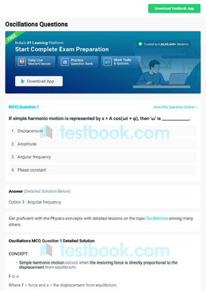 Oscillations - notes - AP Physics – Simple Harmonic Motion ...