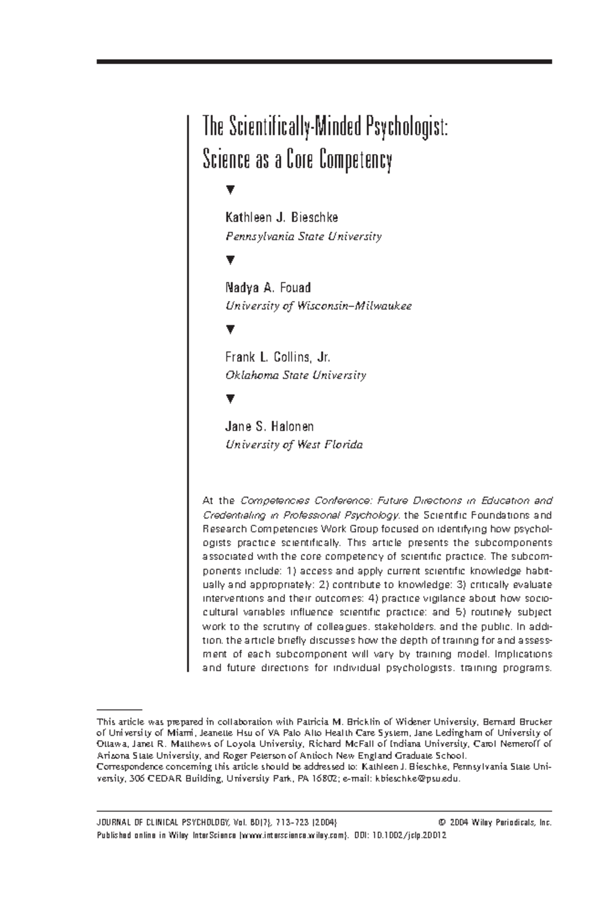 Research 101 -Basics - The Scientifically-Minded Psychologist: Science ...