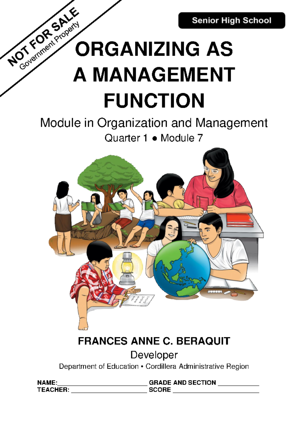 Org Man Q1 W7 Organizing-as-Management-Function Beraquit bgo - ORGANIZING AS A MANAGEMENT ...