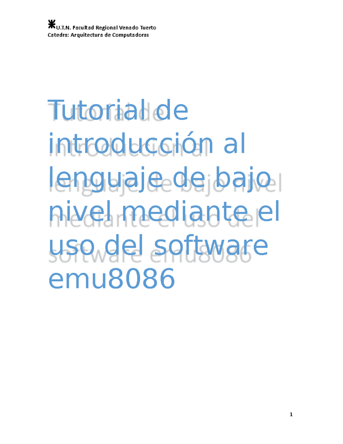 Tutorial Assembler final - Tutorial de introducción al lenguaje de bajo ...