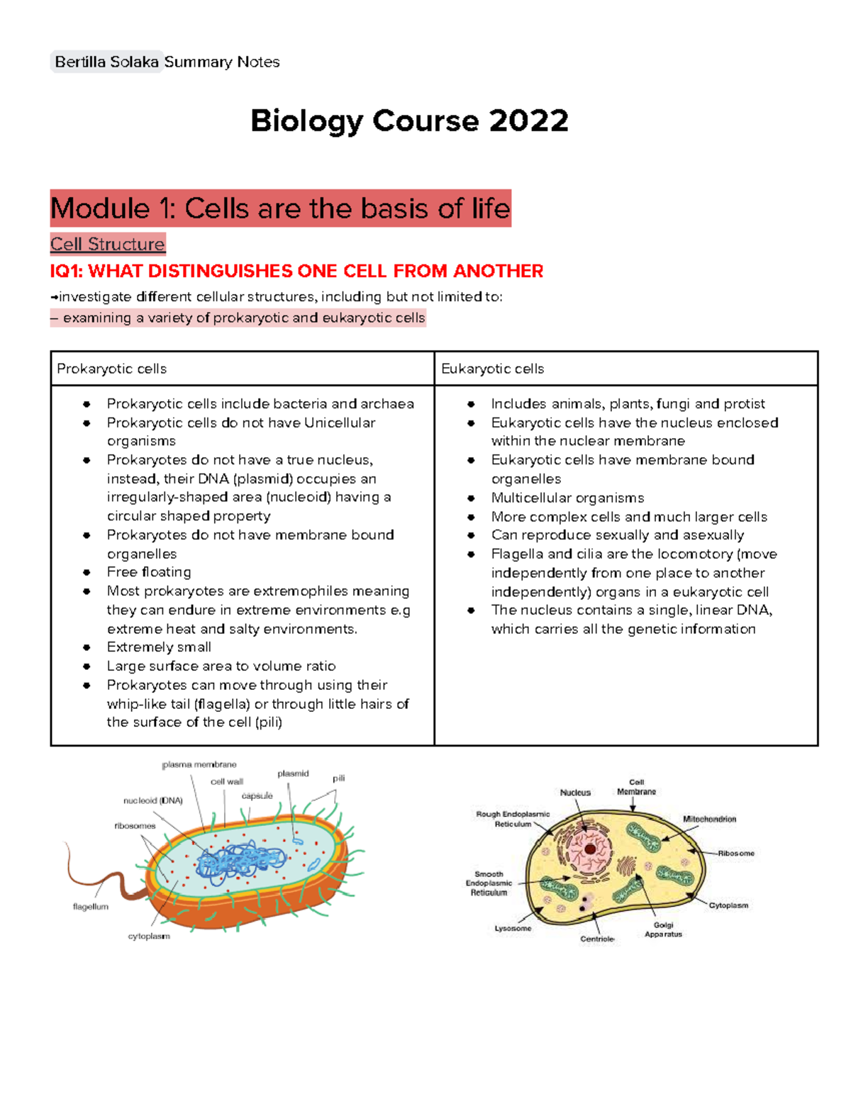 Biology - Extremely small Large surface area to volume ratio ...