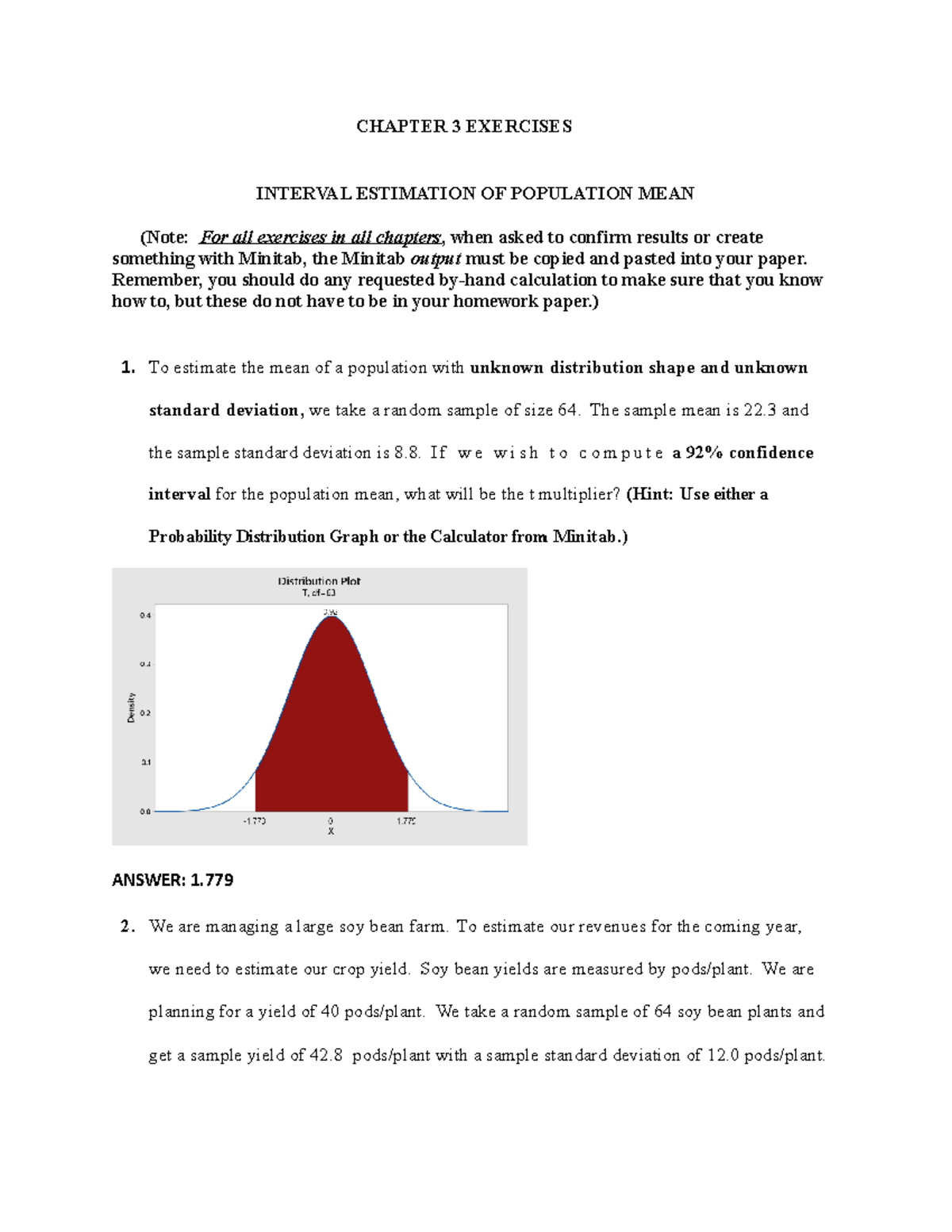 MGMT 305 - Chap 3 HW - DR. GARY EVANS Use these homework packets to ...