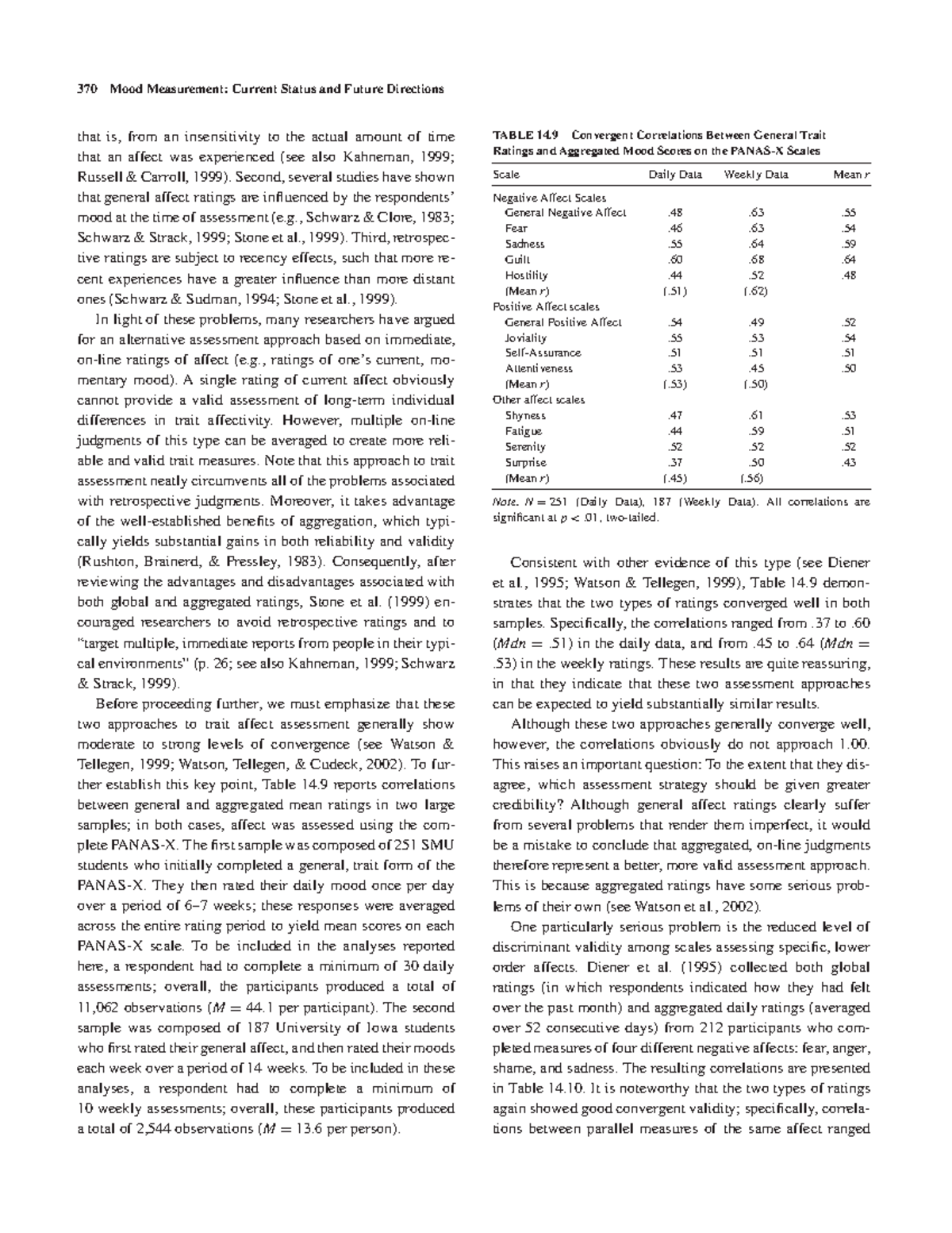 Irving B. Weiner Research methods in psycholog-133 - 370 Mood ...
