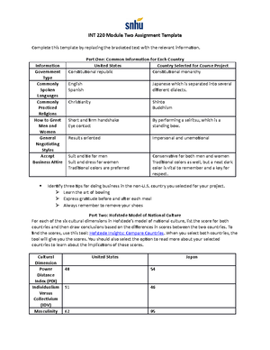 4-2 Assignment Foreign Exchange - INT-220 Global Dimensions in Business ...