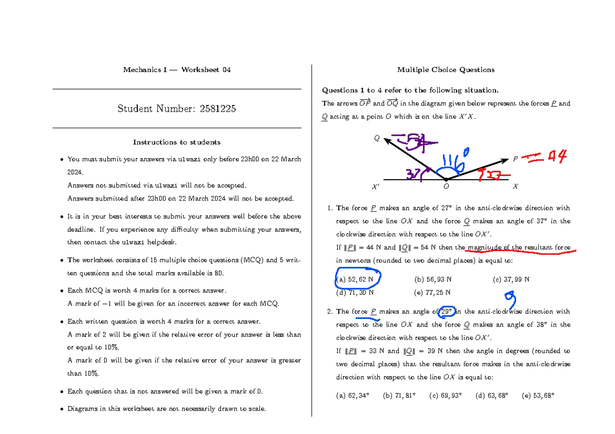 Wrk04 Part277 - practise material for scientific computing - Mechanics ...