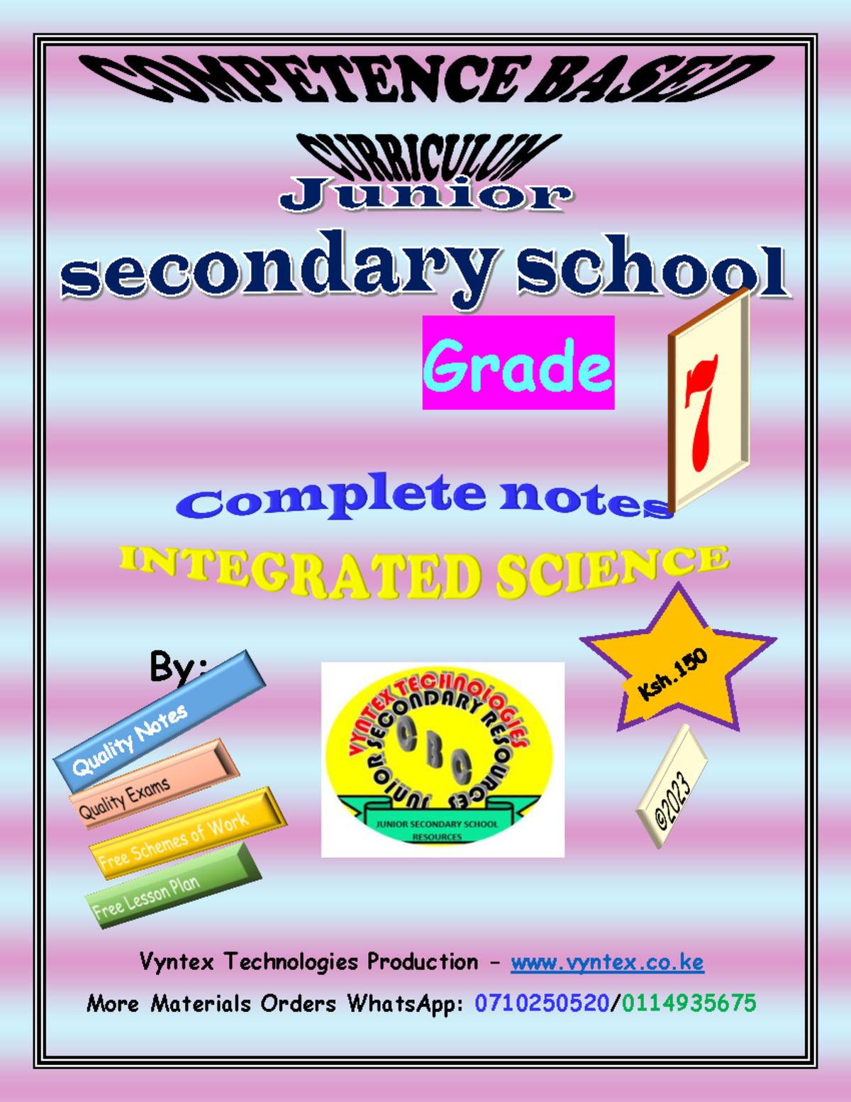 Grade 7 CBC Complete Integrated Science notes - Grade By: Vyntex ...