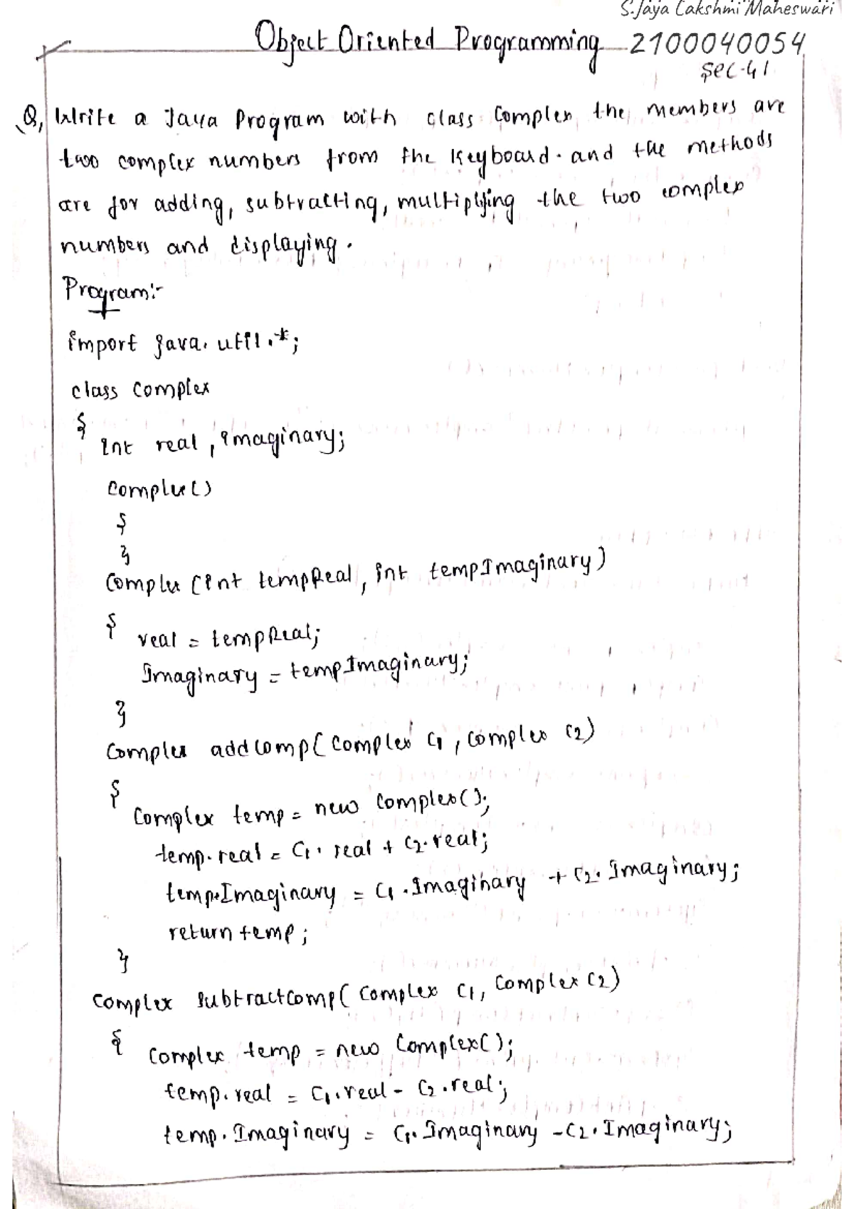 ALM-1 - this is an alm - Java programming - Studocu