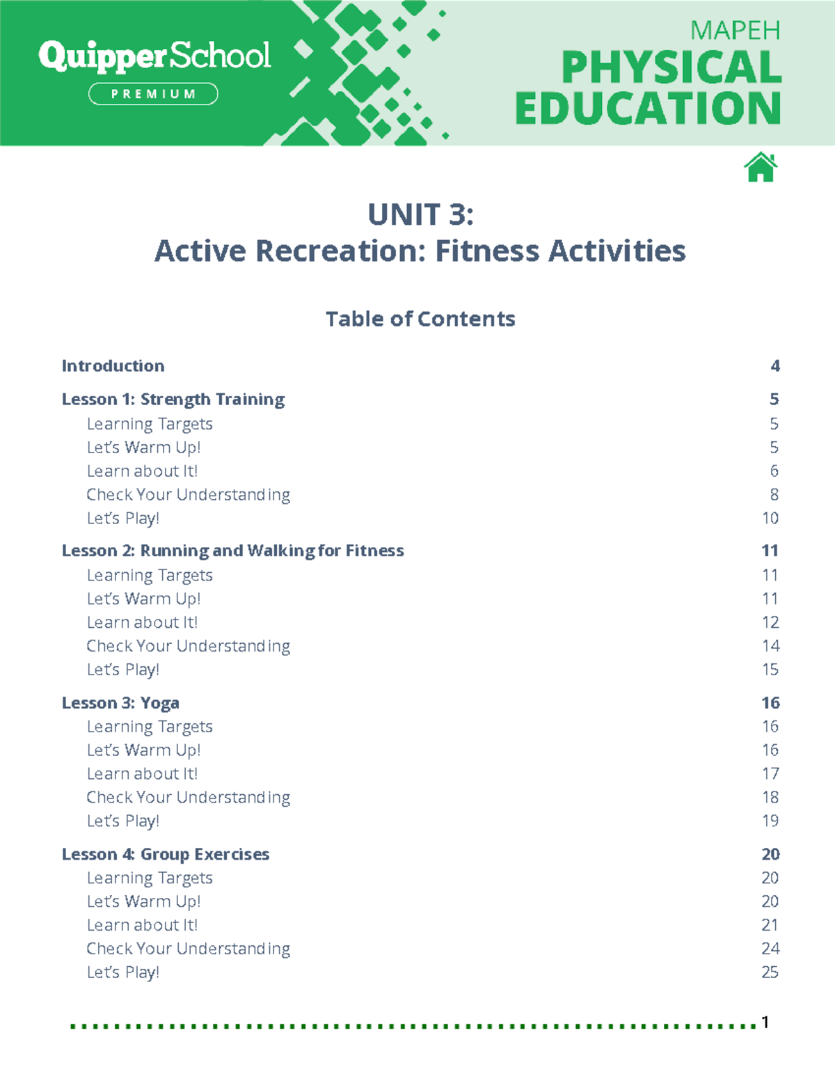 Braian - to give more acknowledgement to the students - UNIT 3: Active ...