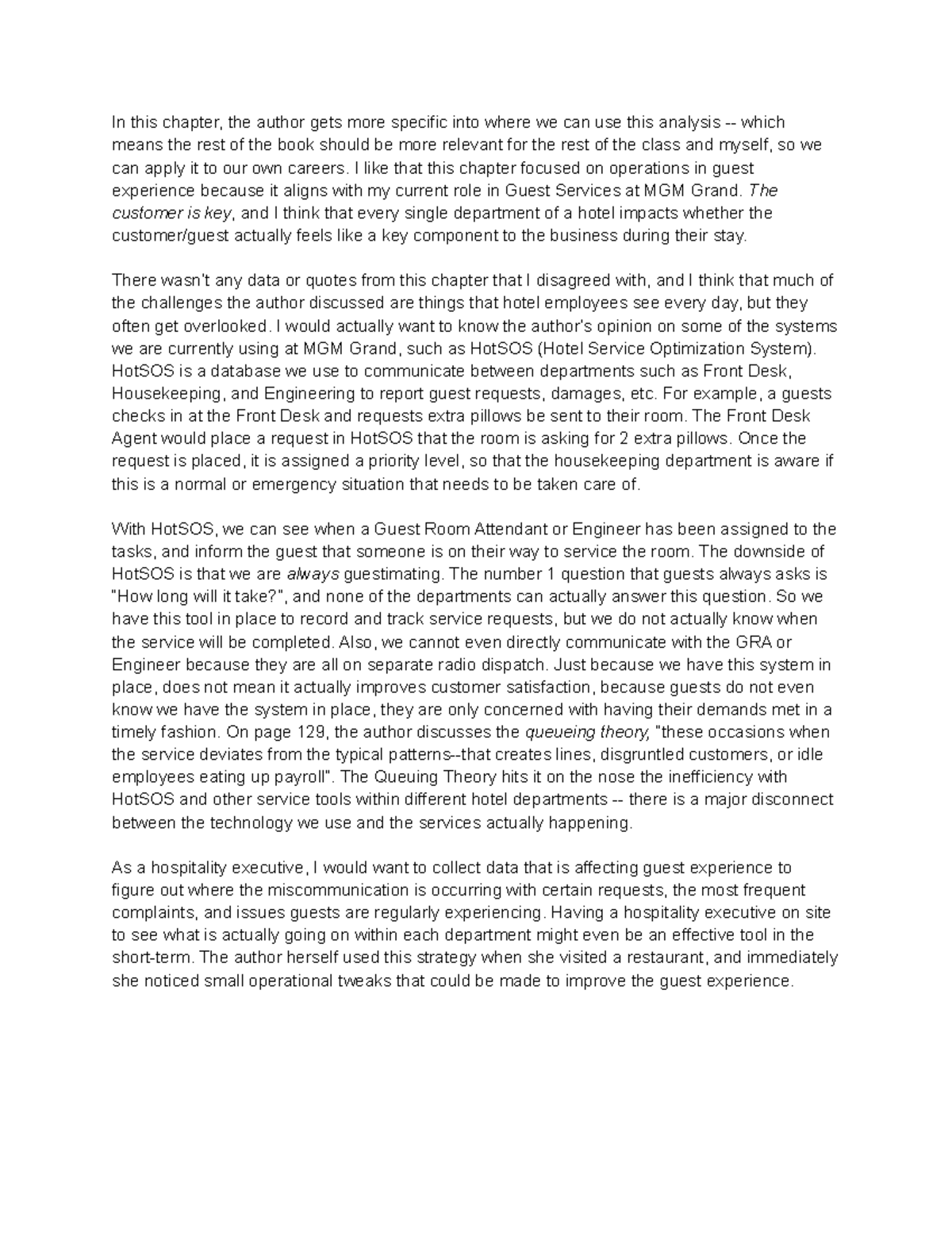 Chapter 5 Summary - In this chapter, the author gets more specific into ...