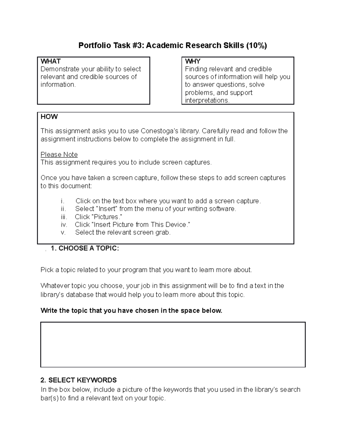 Template-Portfolio Task 3 Academic Research Skills F23 - Portfolio Task ...
