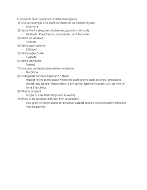 BIO 102 Assignment 1 - Professor Herrera BIO 102 Lab February 7, 2020 ...