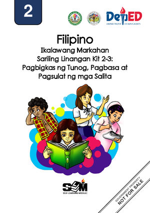 Q2 Filipino 2 Module 6 - Filipino Ikalawang Markahan Sariling Linangan ...